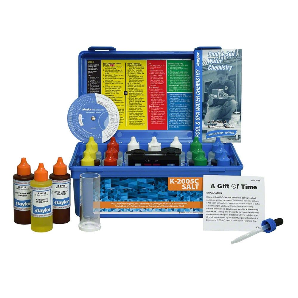 Amazon.com: Taylor K2005CSALT Service Complete Test kit : Patio, Lawn ...
