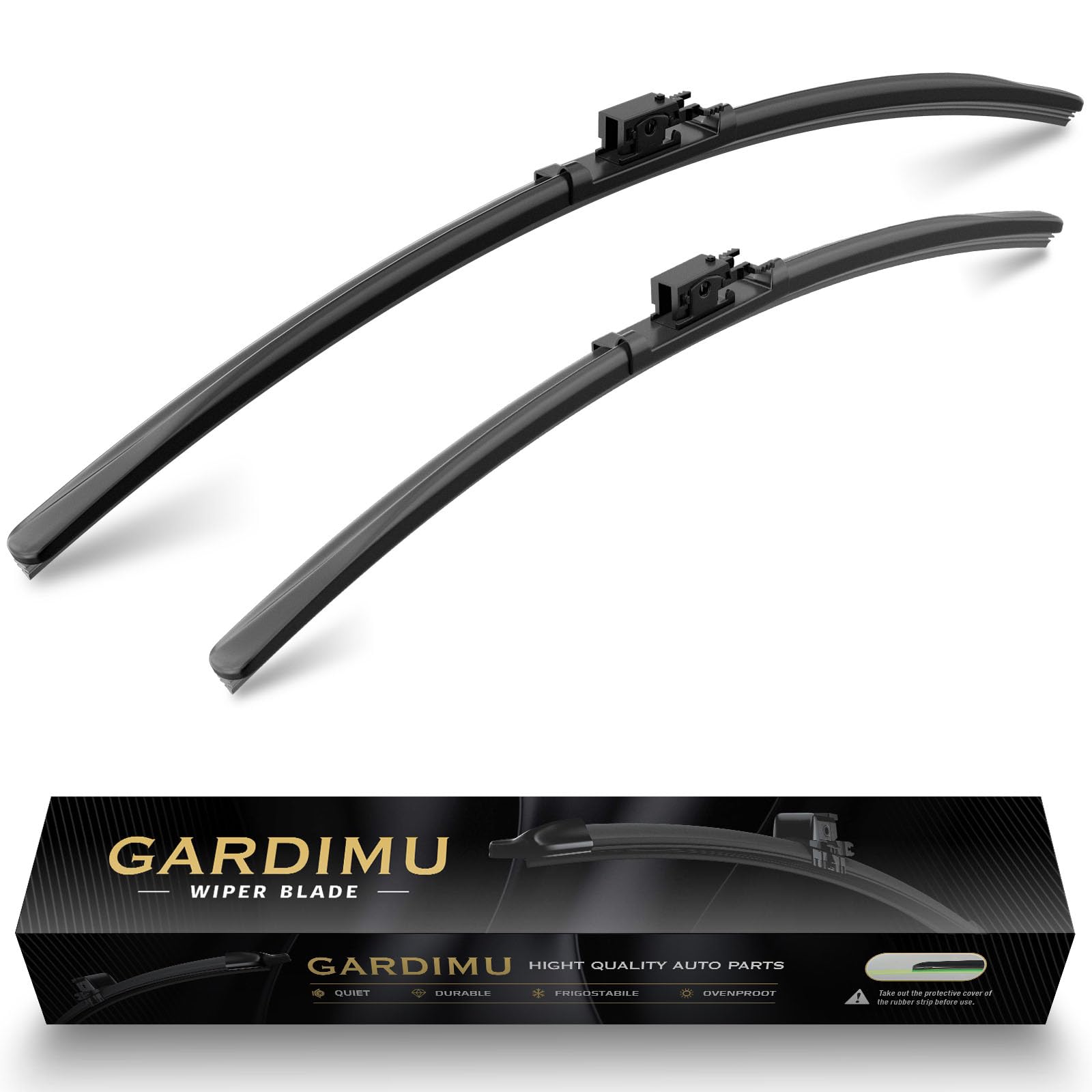 Amazon.com: GARDIMU 2 Pcs Front Windshield Wiper Blades, A Pair of ...
