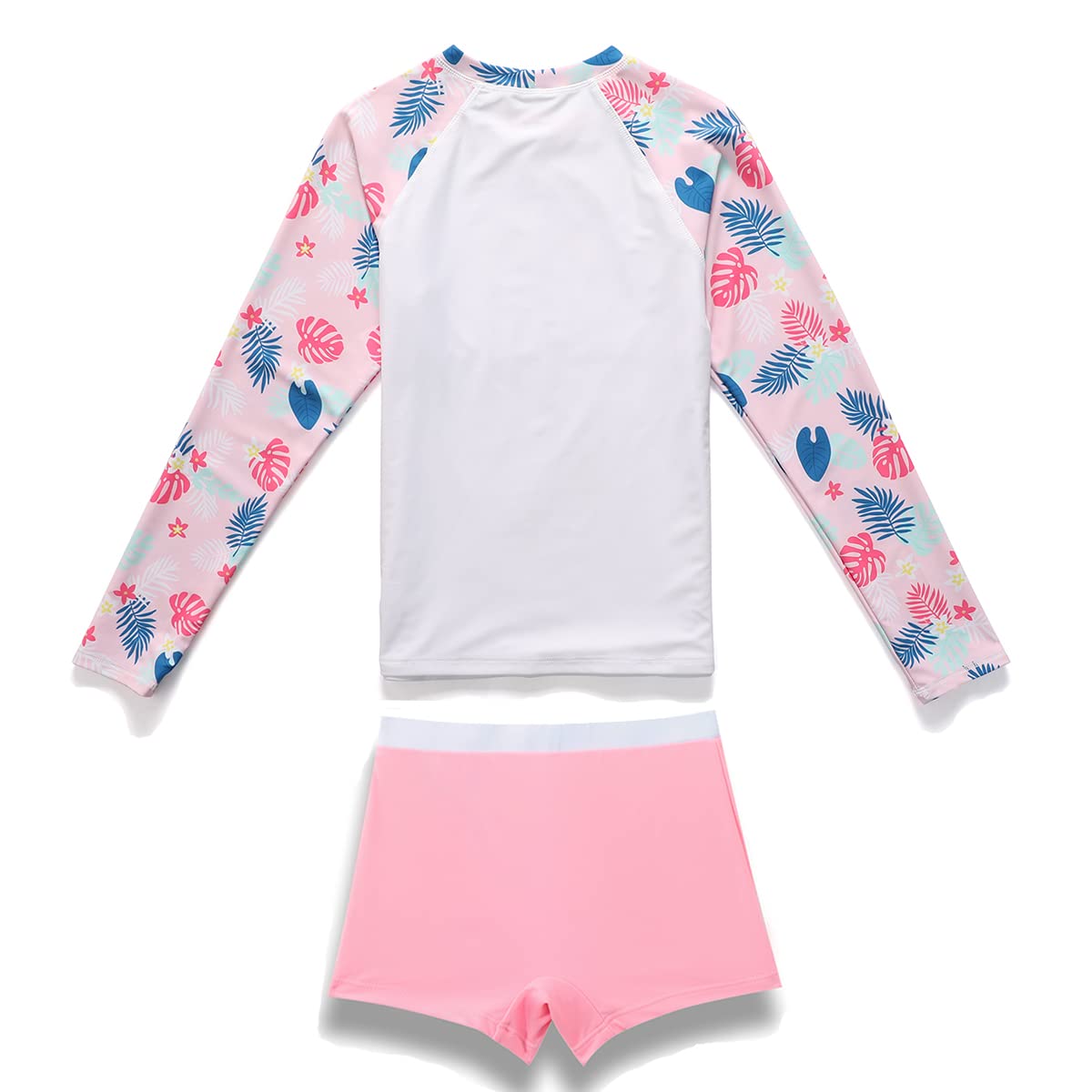 Snapklik.com : Girls Rash Guard Set Long Sleeve UPF 50+ Sun Protection ...