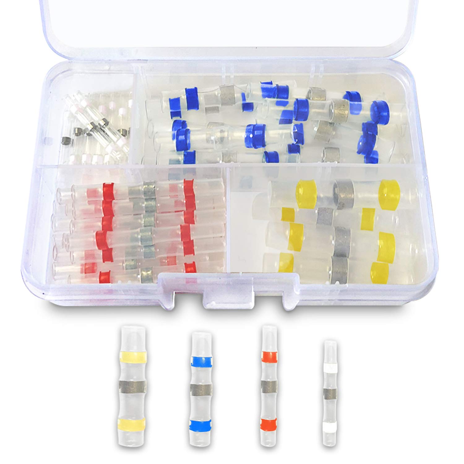 Buy 50 PCS Solder Seal Wire Connectors, Waterproof Solder Wire ...