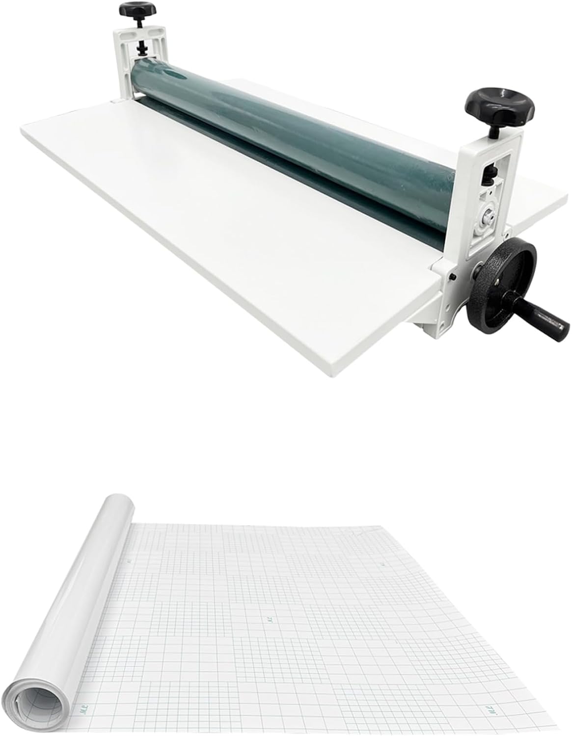 Amazon.com: INTBUYING Manual Cold Roll Laminator 25'' Laminating ...