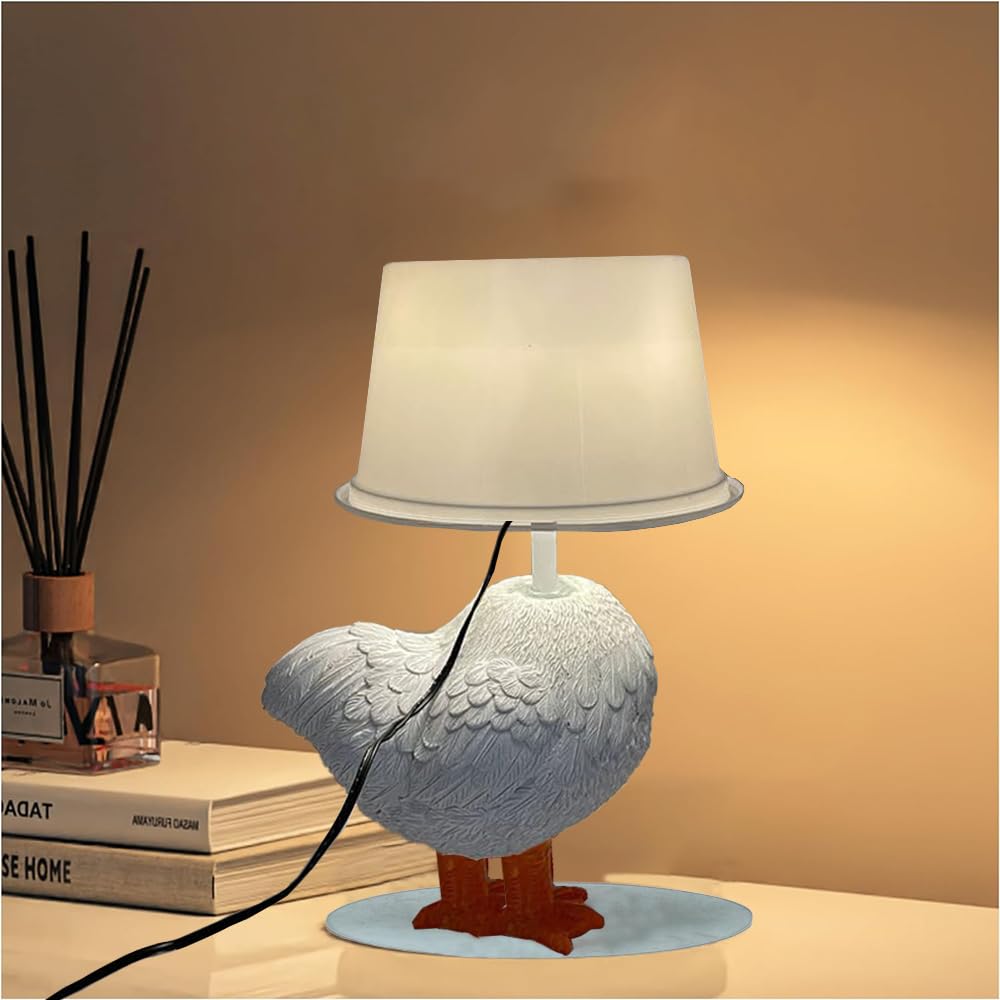 Chicken Egg Lamp, Hen Laying Egg Lamp with Color Gift Box,Lifelike LED ...