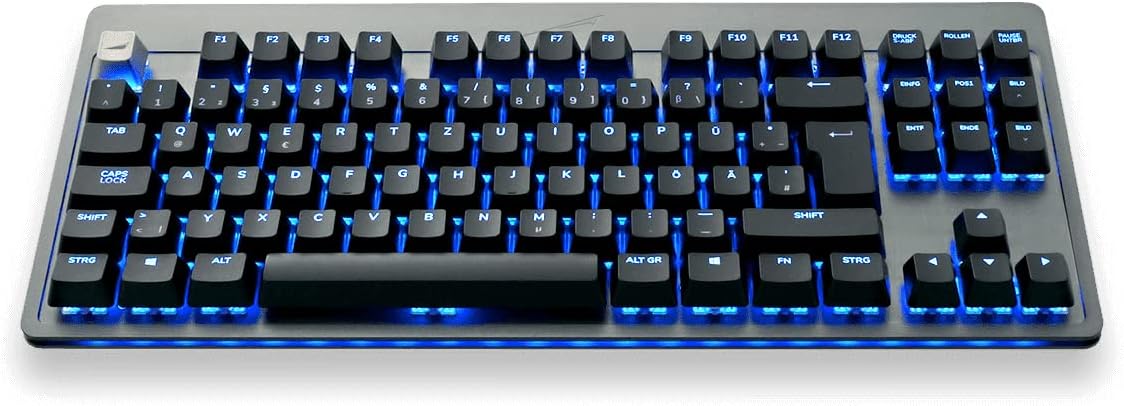 MOUNTAIN Everest Core TKL Tastatur – MX Brown, ISO, DE-Layout, grau ...