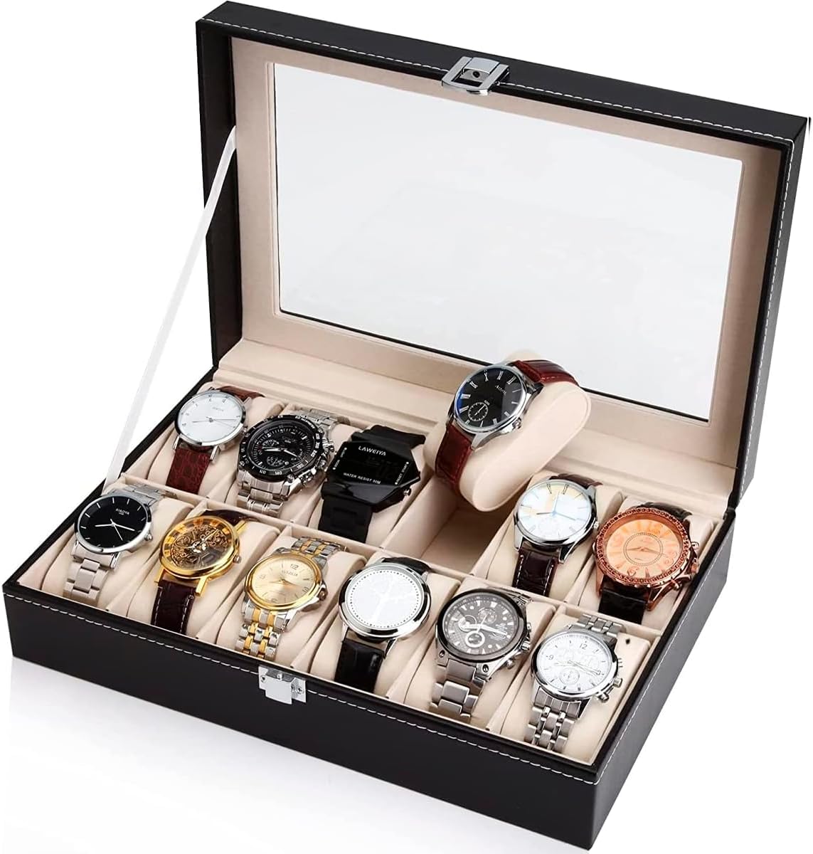BLACK MAMUT Caja Organizadora de Relojes para Hombre, Relojero,Tipo ...