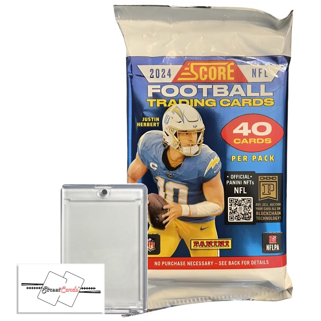 Amazon.com: 2024 Panini Score Football NFL Hobby Pack with 40 Trading ...