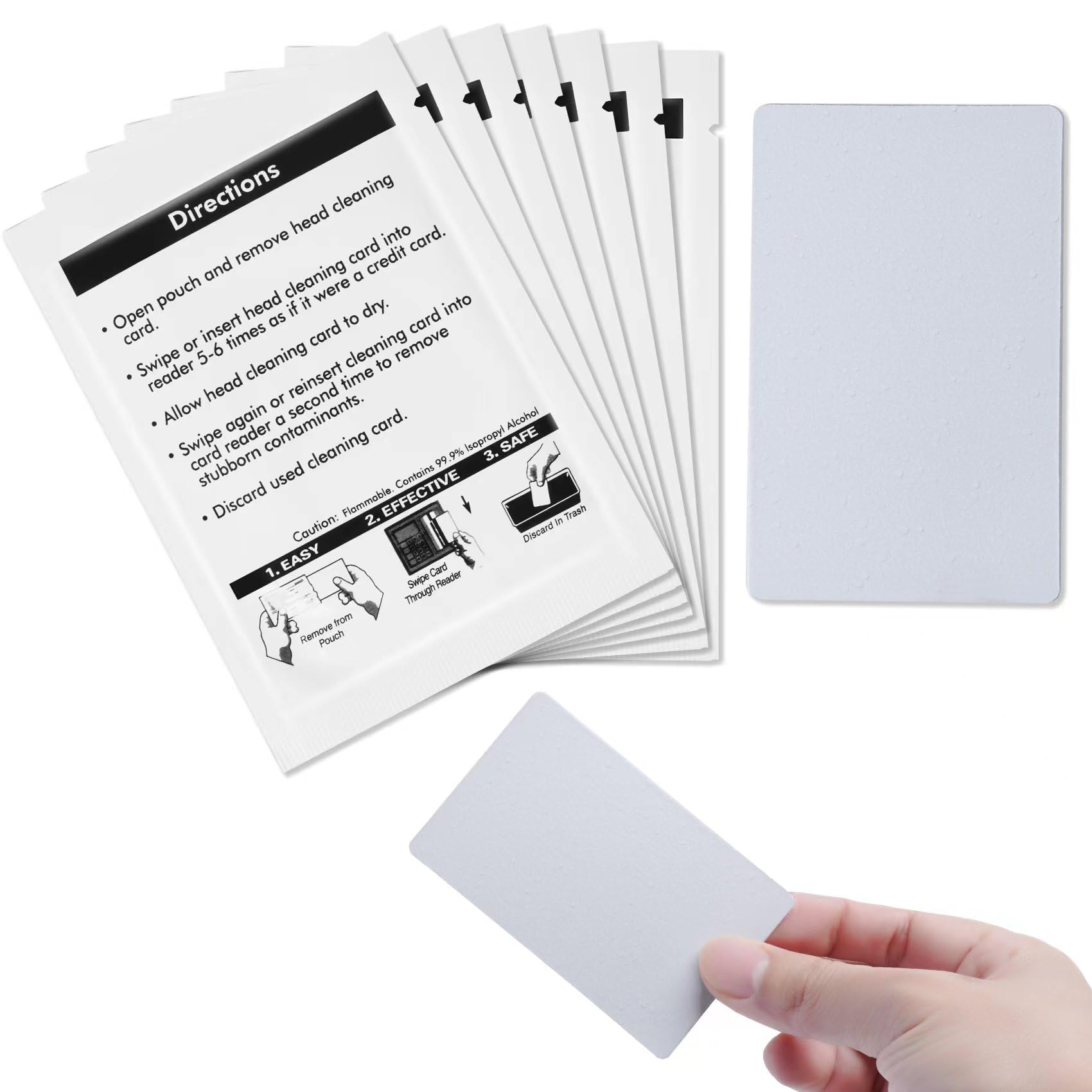 Amazon.com: Card Reader Cleaning Cards - BIHYM Dual Side Credit Card ...