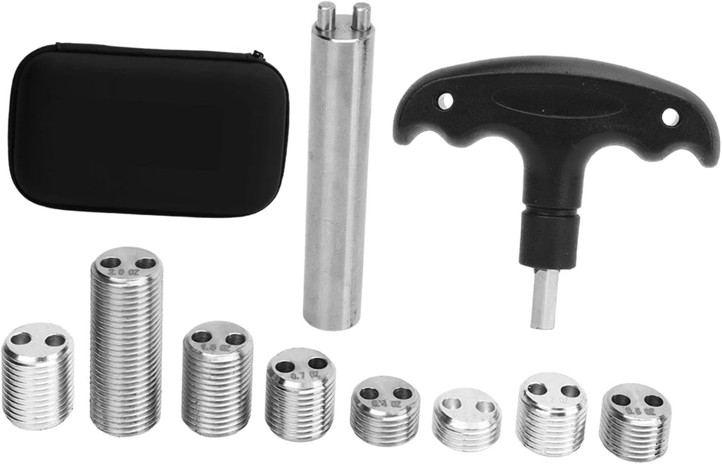 Amazon.com : 8 Pieces Billiard Pool Cue Weight Bolts Pool Cue Weights ...