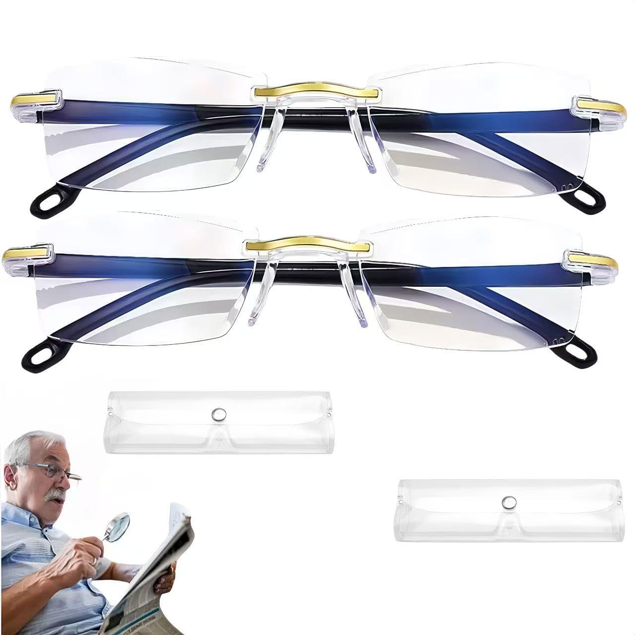 Amazon.com: Auto Focus Glasses,Automatic Zoom Reading Intelligent Anti ...