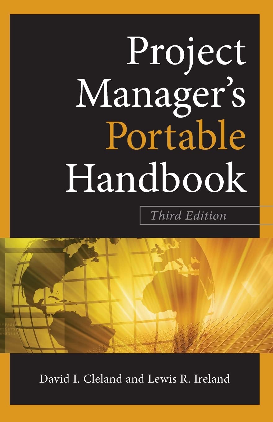 Amazon.com: Project Managers Portable Handbook, Third Edition (Project ...