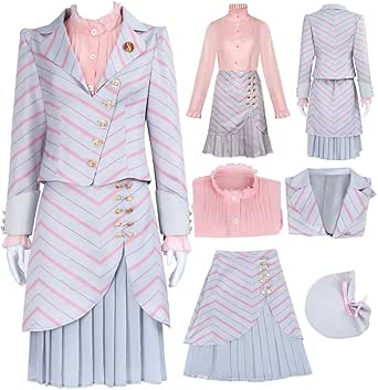 Glinda Cosplay Costume Women Glinda Dress Pink Movie Glinda Cosplay ...