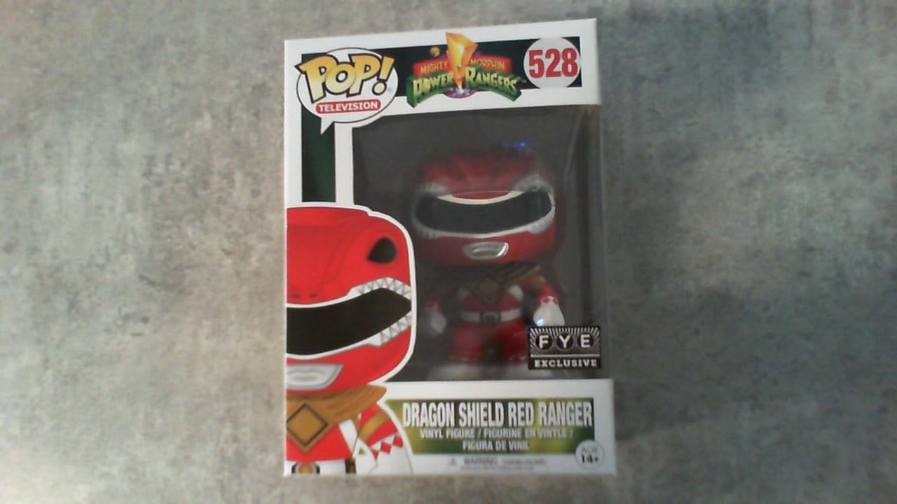 Amazon.com: Funko Pop! Television Mighty Morphin Power Rangers Red ...