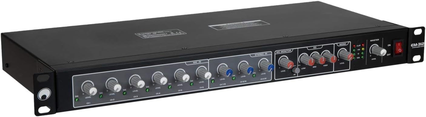 Omnitronic, EM-312 Entertainment Mixer : Amazon.co.uk: Musical ...