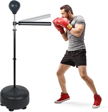 Amazon.com : Veocore Boxing Bar with Punching Bag, Boxing Spinning Bar ...