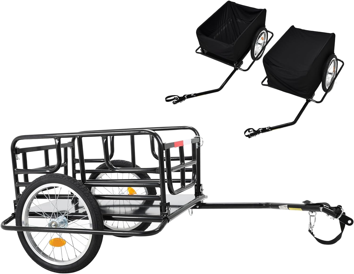 Amazon.com : Evcitn 2023 Waterproof Foldable Bike Cargo Trailer Bicycle ...