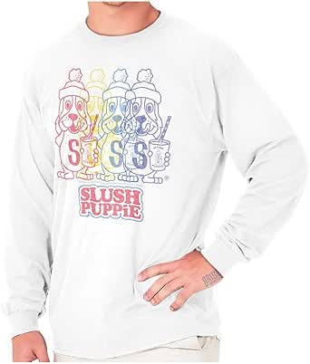 Amazon.com: Vintage Slush Puppie Retro Cartoon Long Sleeve Tshirt Men ...