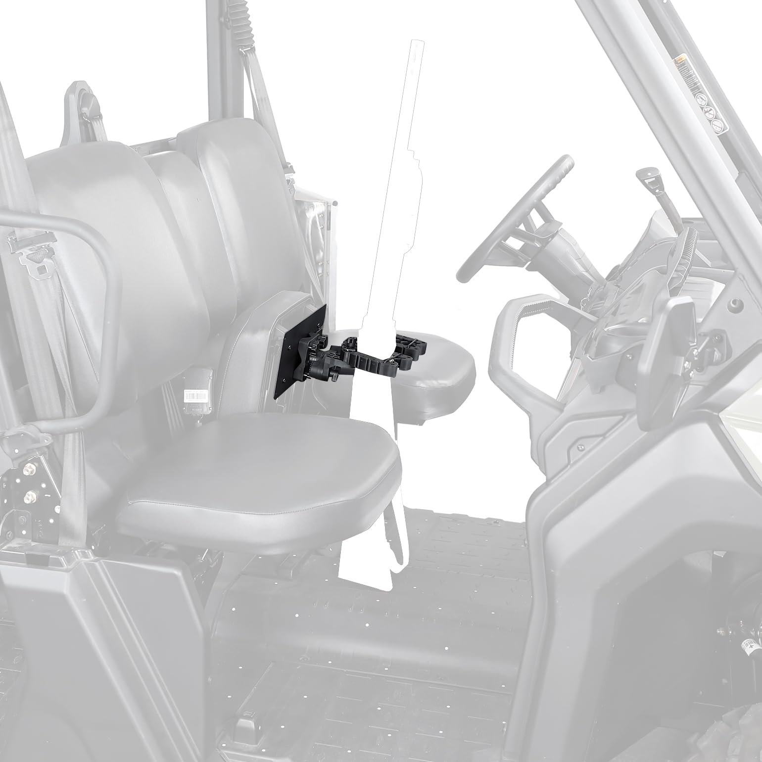 Amazon.com: KEMIMOTO UTV Under Seat Gun and Bow Holder Rack Compatible ...