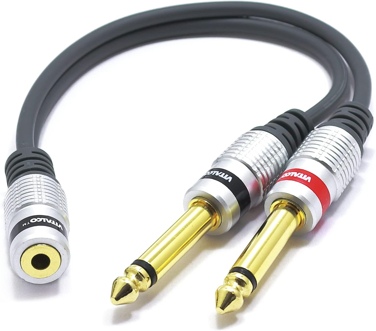 3,5 mm Stereo Klinkenstecker Buchse Zum 2X 6,35 mm Mono Klinkenstecker ...