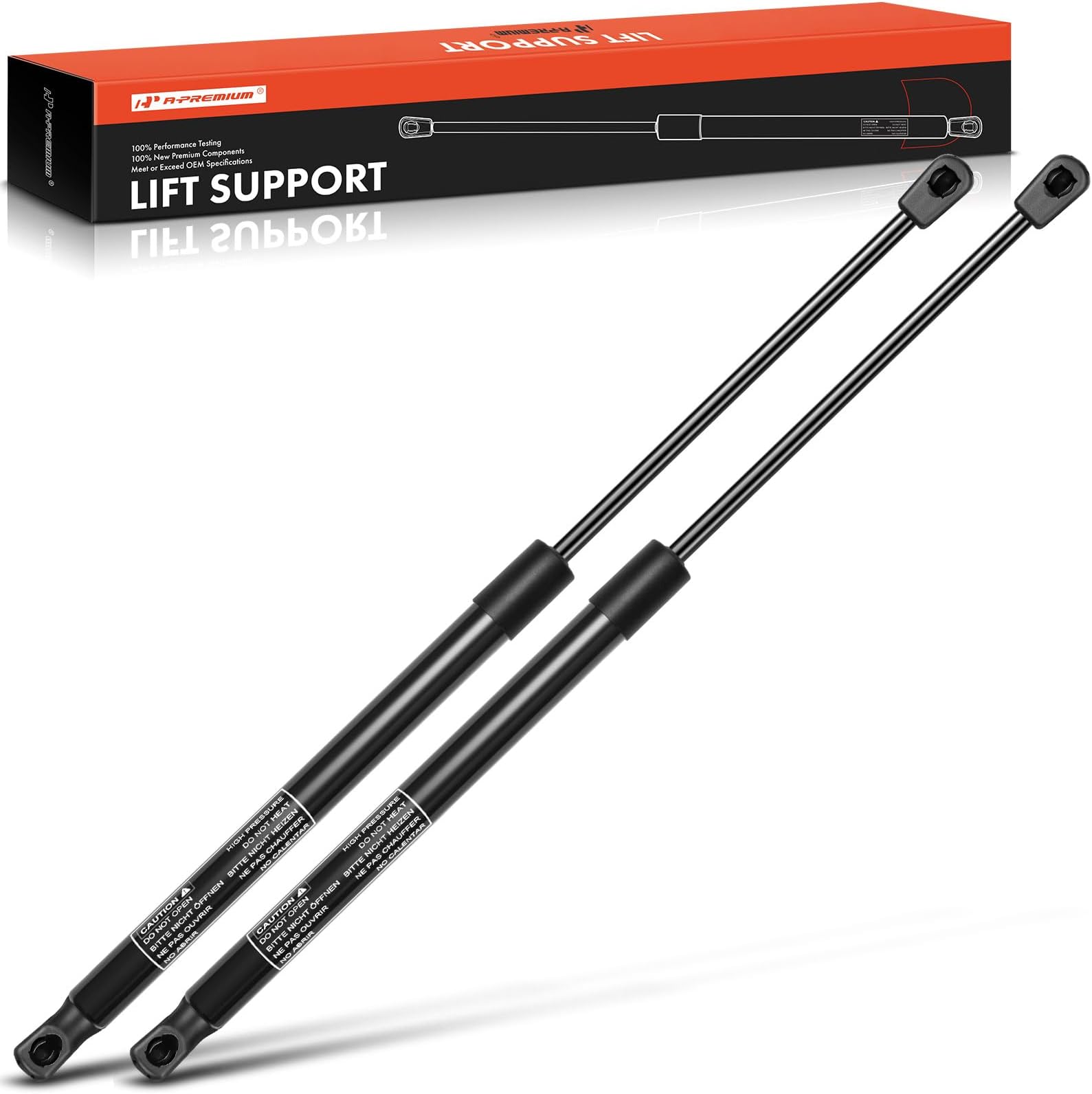 Amazon.com: A-Premium Front Hood Lift Supports Shock Struts Compatible ...