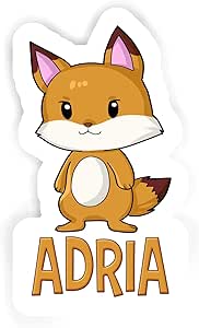 Amazon.com: Adria Fox Sticker (2pcs 5.5 inch, 4pcs 2.5 inch, 6pcs 1.8 ...