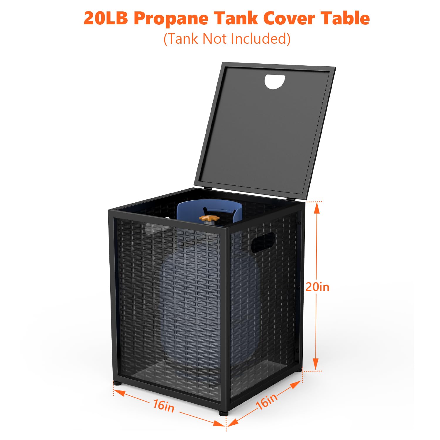Snapklik.com : Propane Tank Cover Table Hideaway Table For Gas Fire ...