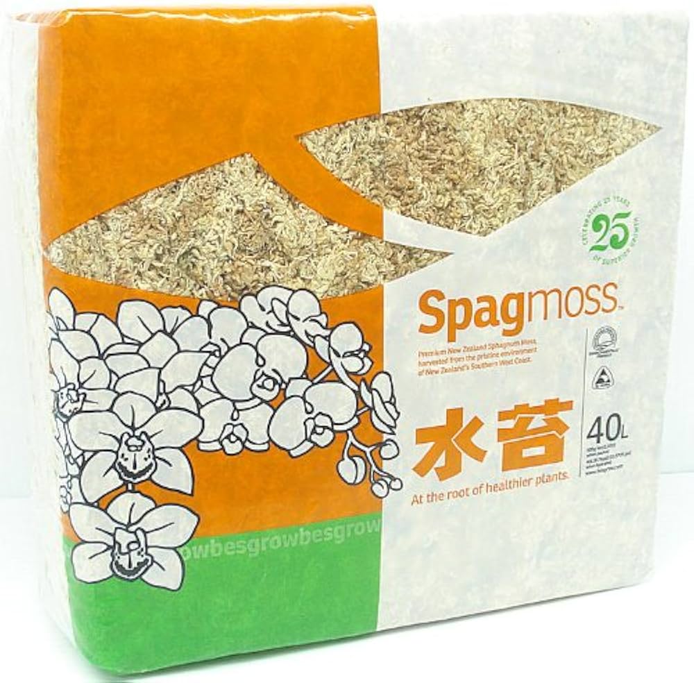 Spagnum Moss For Plants Riare 2.6 LB For Reptiles- 100QT Natural ...
