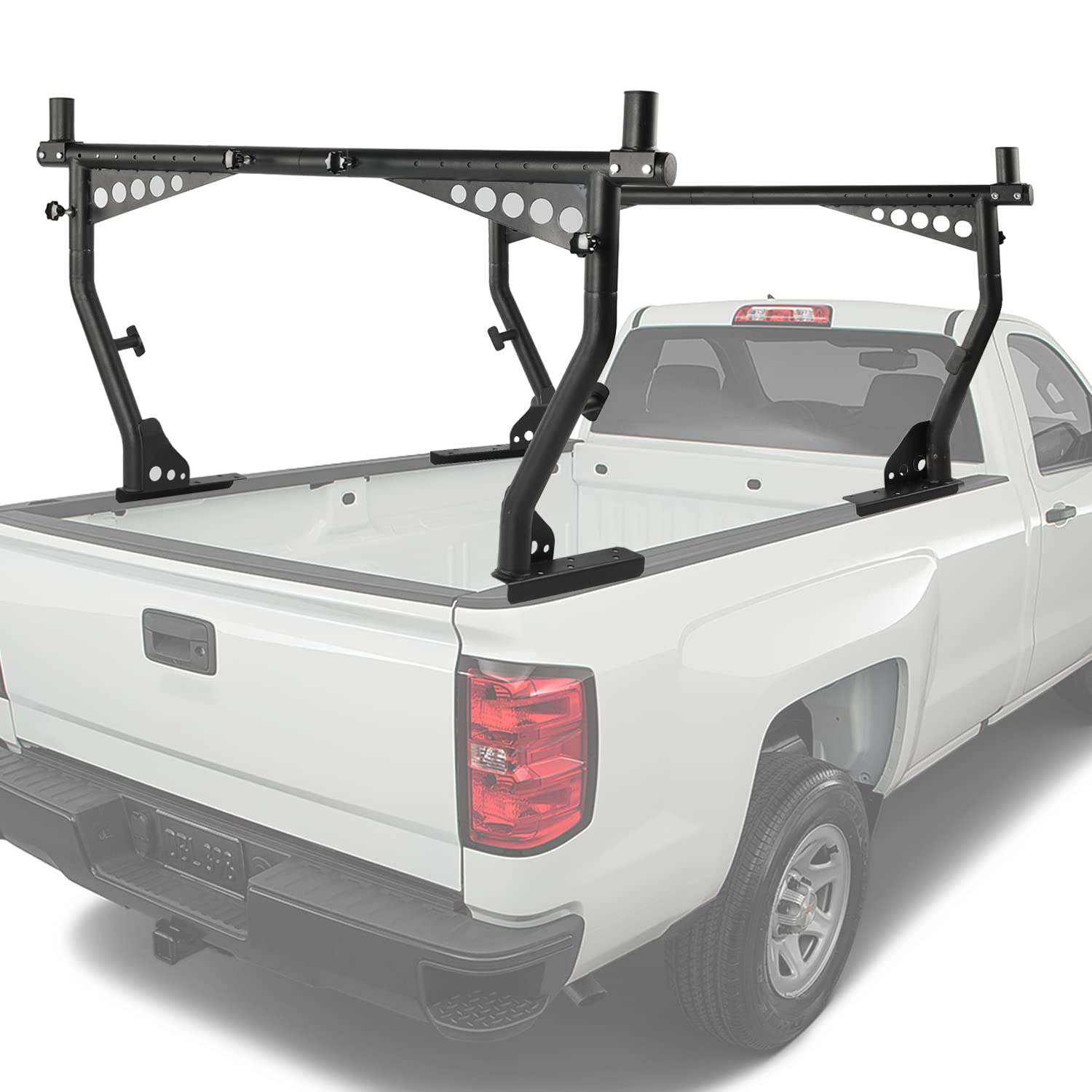 Buy QUDEISB Truck Rack 800lbs Capacity Truck Ladder Rack Heavy Duty ...