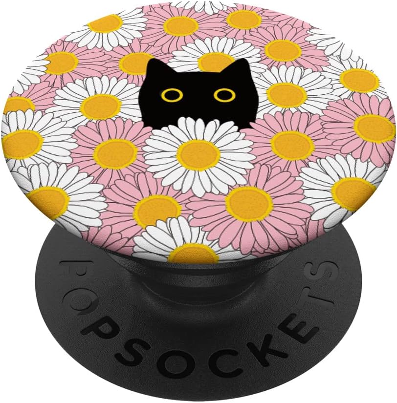 Amazon.com: White Daisy Flower Floral Botanical Sage Green PopSockets ...