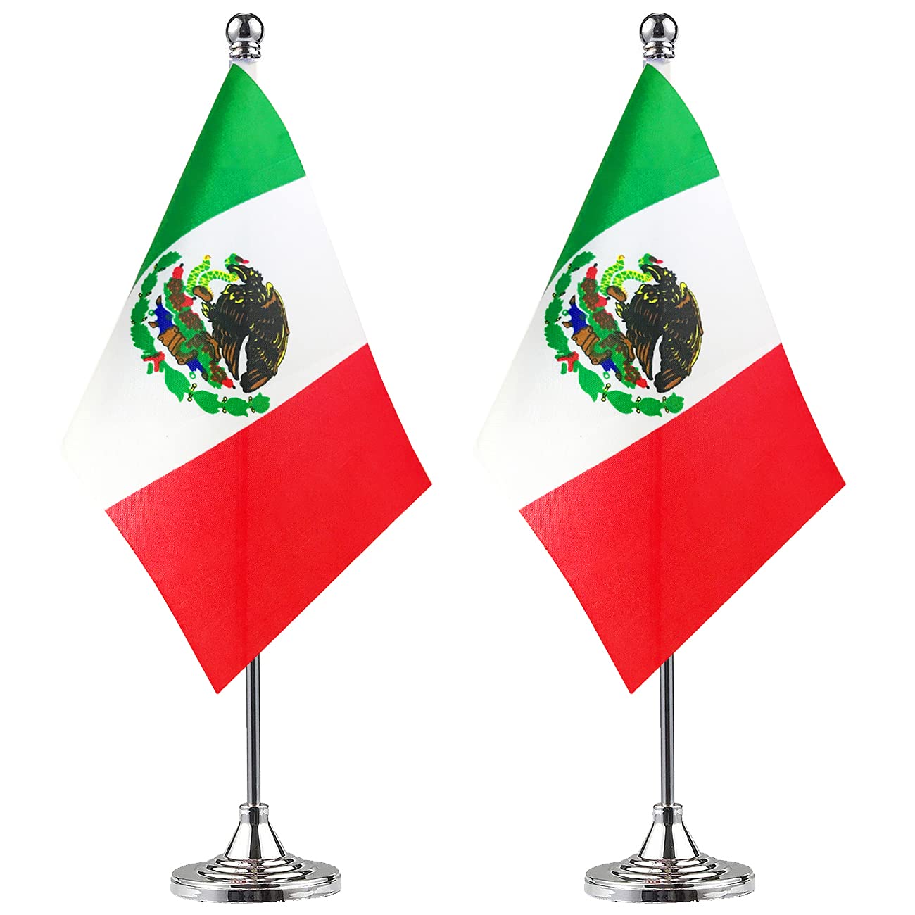 ZXvZYT - Paquete de 2 banderas de mesa mexicanas con bandera de México ...