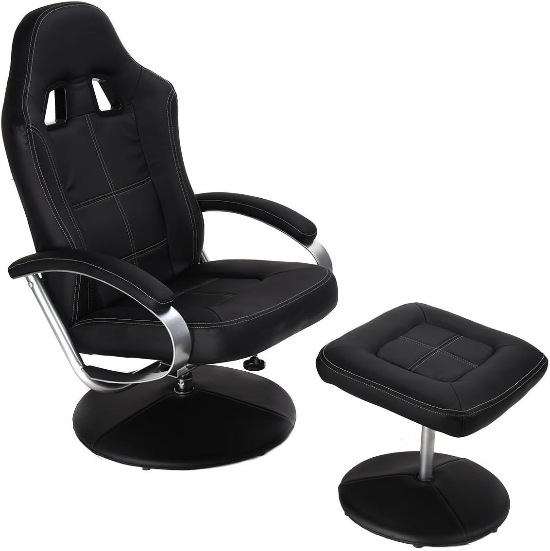 Amazon.com: Giantex Executive Pu Leather Racing Style Bucket Seat Chair ...