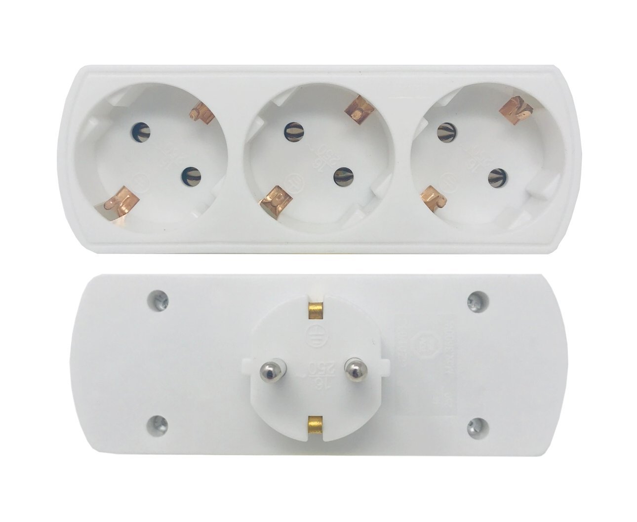 Buy Triple Plug Horizontal - Horizontal | 3-Way Plug Triple Socket ...