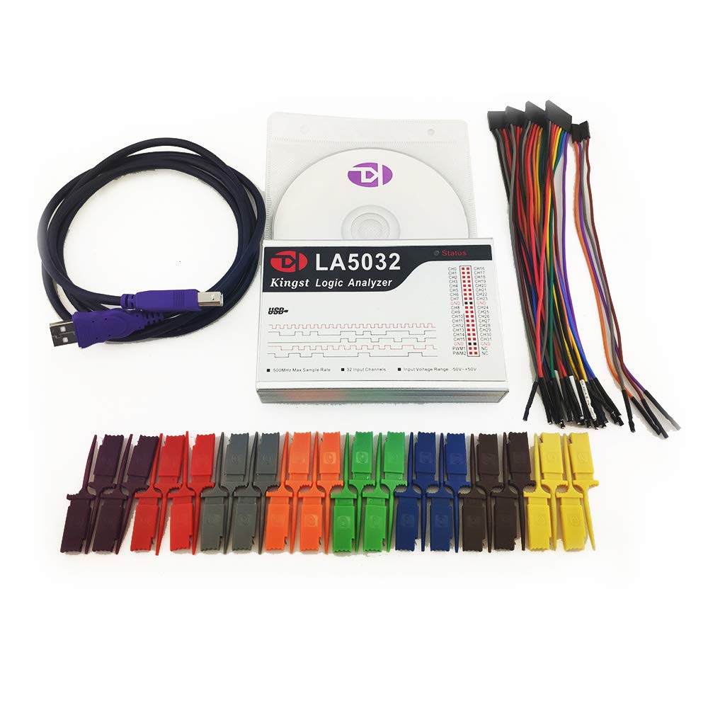 Snapklik.com : LA5032 USB Logic Analyzer 32 Channels 500M Max Sample ...