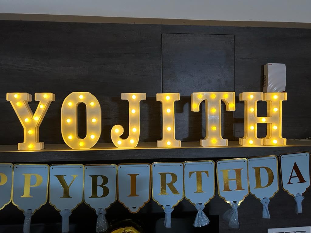 Buy LEDOLUX Marquee Alphabet Shaped Led Light - Asthetic Decorations ...