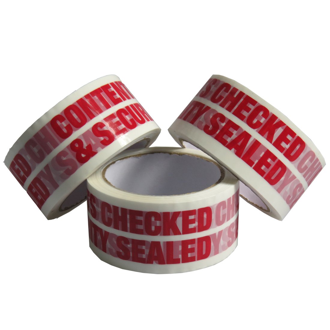 Triplast 48 mm x 66 m Contents Checked Printed Low Noise Parcel Packing ...