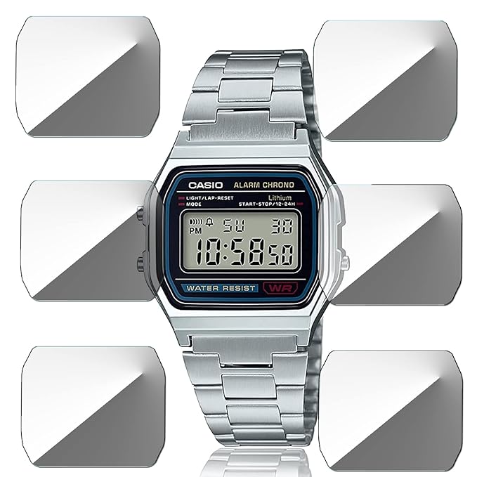 FCS Screen Guard For Casio Vintage Watch-A-158WA-1Q Watch Screen ...