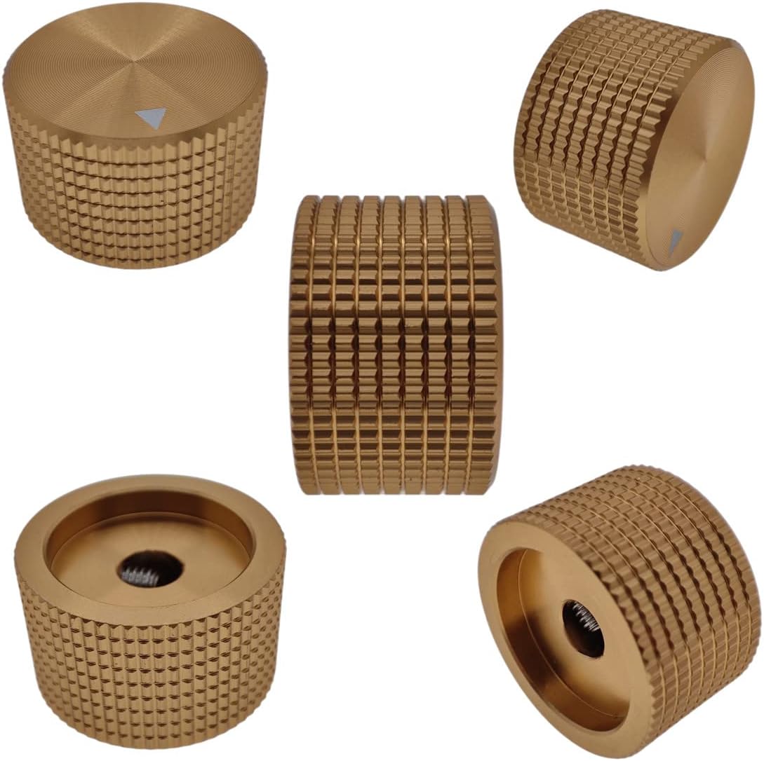 Amazon.com: Taiss/ 2pcs Golden Color Aluminum Rotary Electronic Control ...