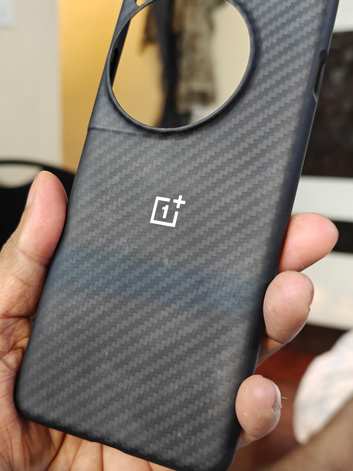 OnePlus 12 Aramid Fiber Bumper Case OPC17 Black in : Amazon.in: Electronics
