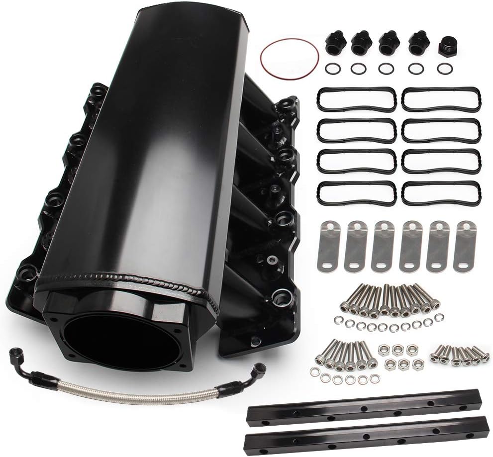 Top10 Racing Intake Manifold with Fuel rail fit 102mm Throttle Body ...