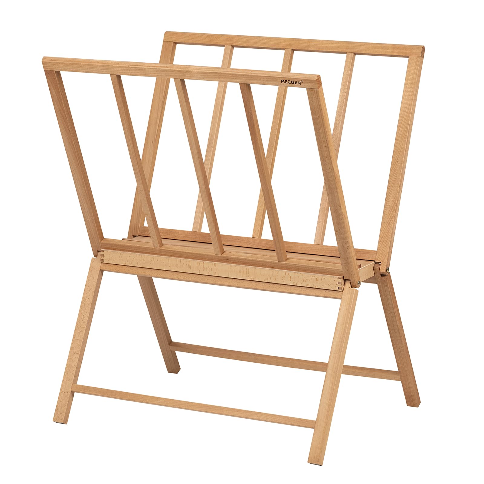 Snapklik.com : Folding Large Print Rack - Wooden Art Storage Rack ...