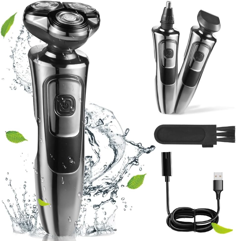 Amazon.com: Electric Razor for Men, Electric Razor for Men 3-in-1 Wet ...