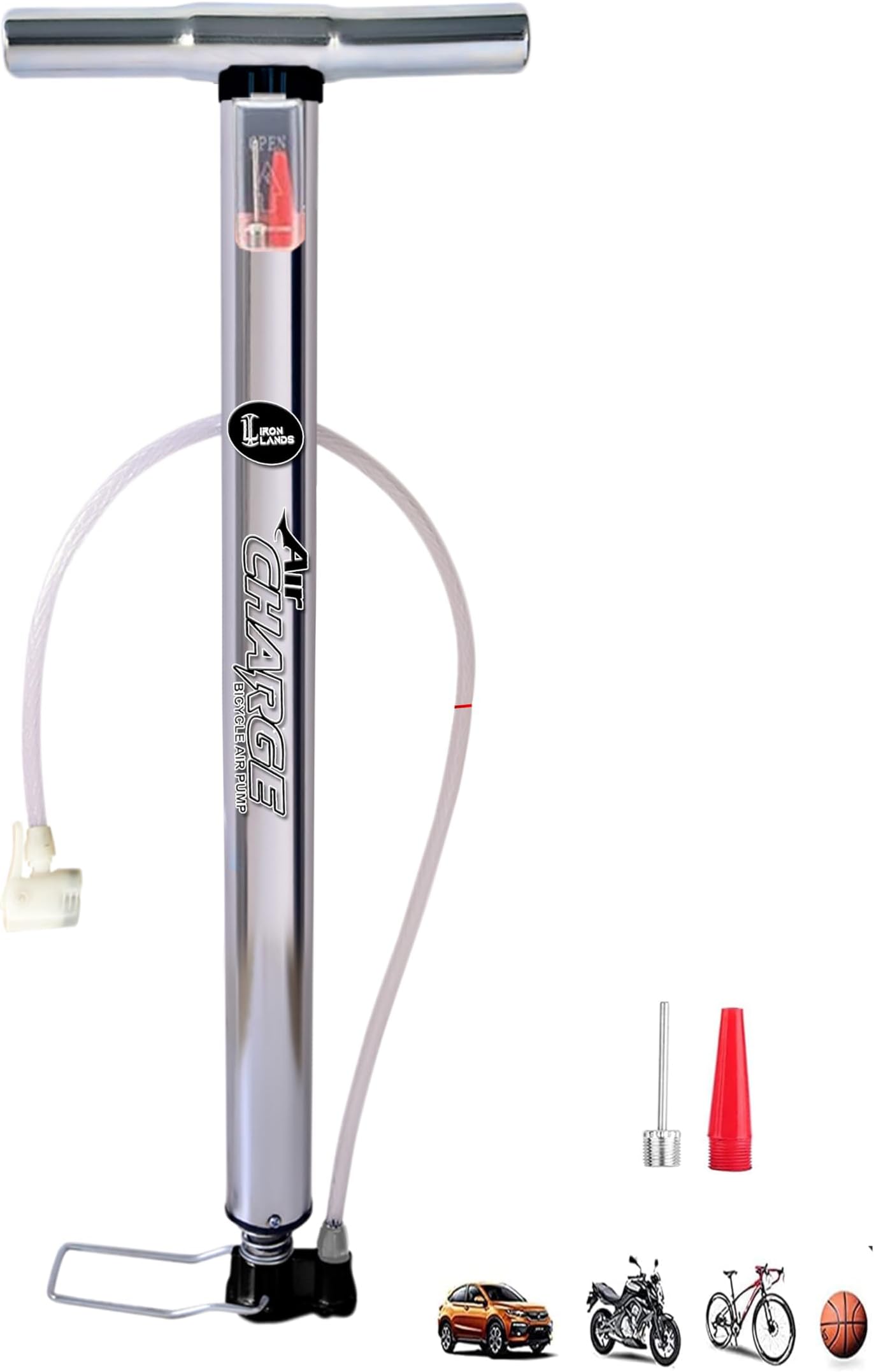 Airjet High Pressure Bicycle Air Pump For Car Bike Cycle Inflatable ...