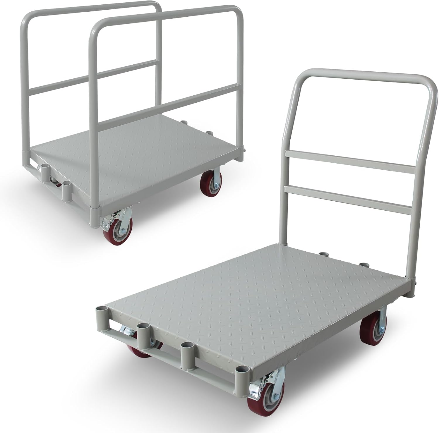 Amazon.com: Steel Panel Truck Cart, Platform Truck, Heavy Duty Lumber ...