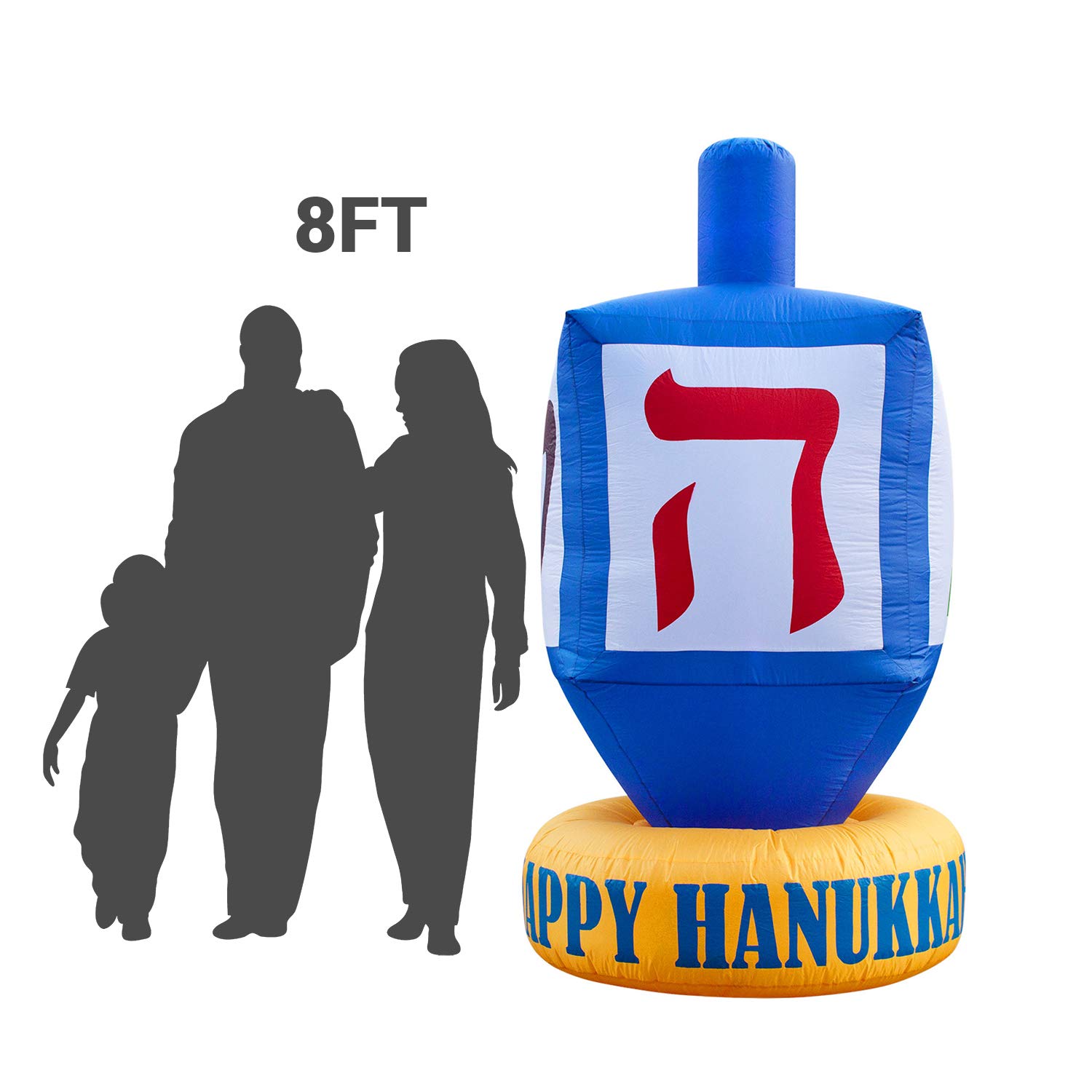 Snapklik.com : Holidayana Hanukkah Inflatables 6ft Rabbi Snowman Yard ...