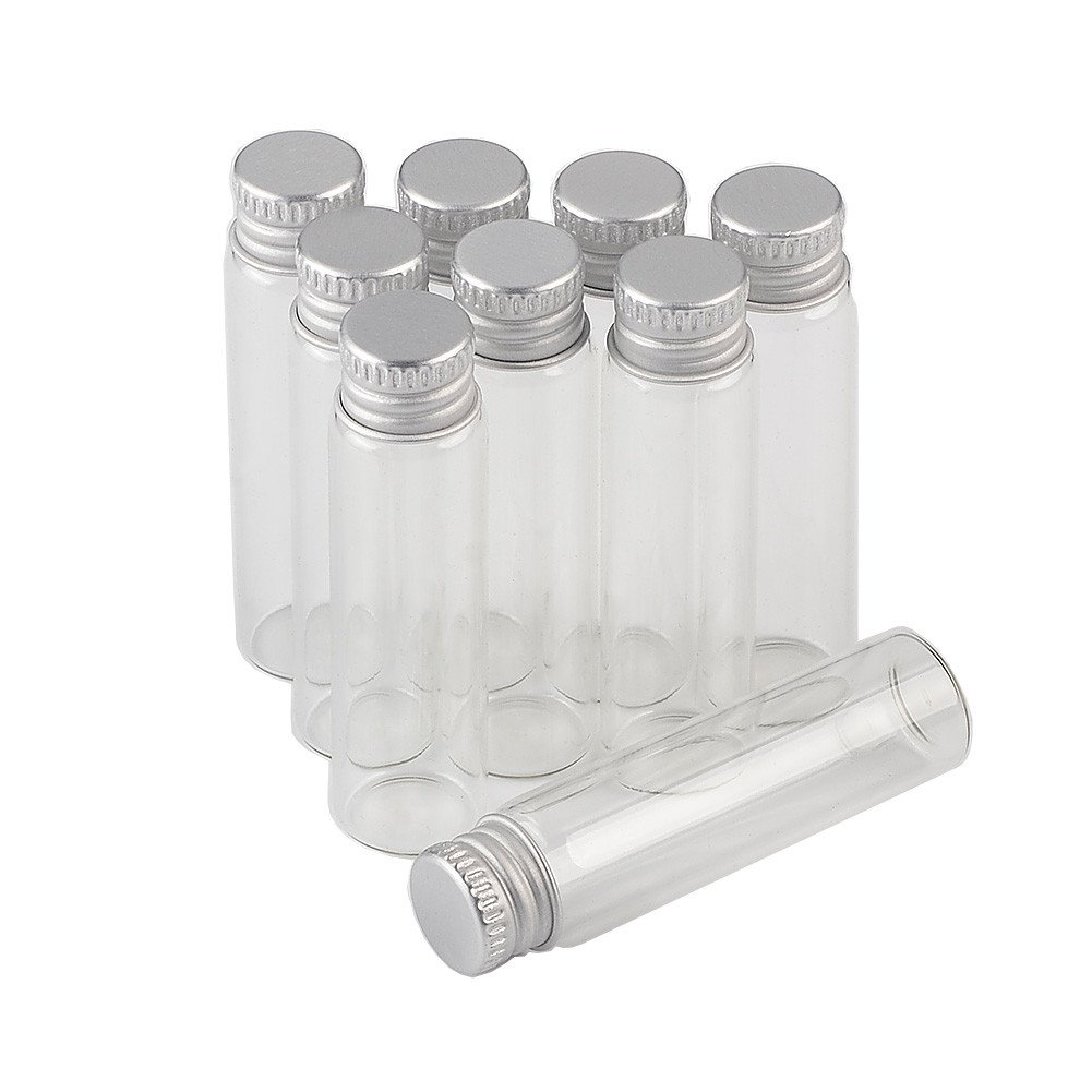 Amazon.com: TAI DIAN 6ml 16x60x8mm Glass Bottles Jewelry Containers ...