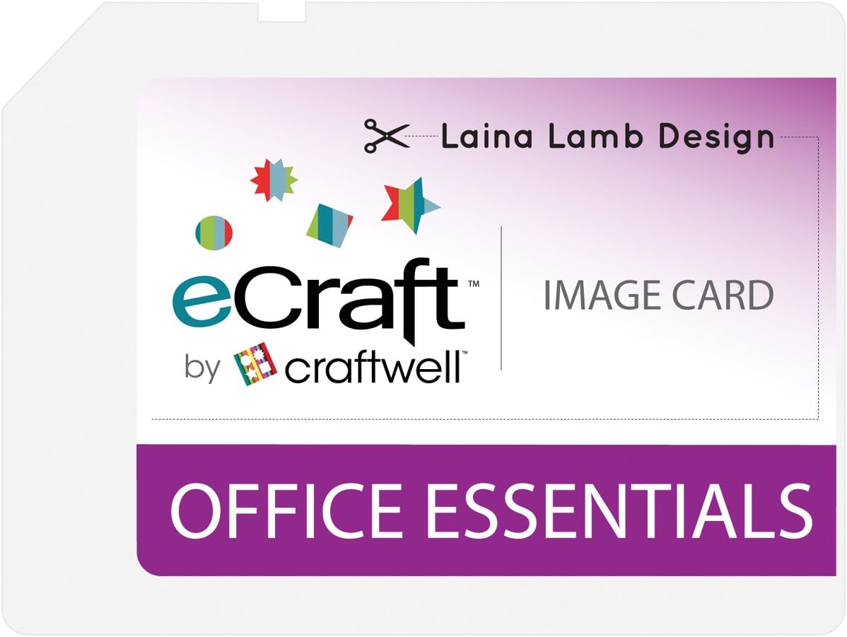 Amazon.com: Craftwell Ecraft Designer SD Image Cards, Laina Lamb Office ...