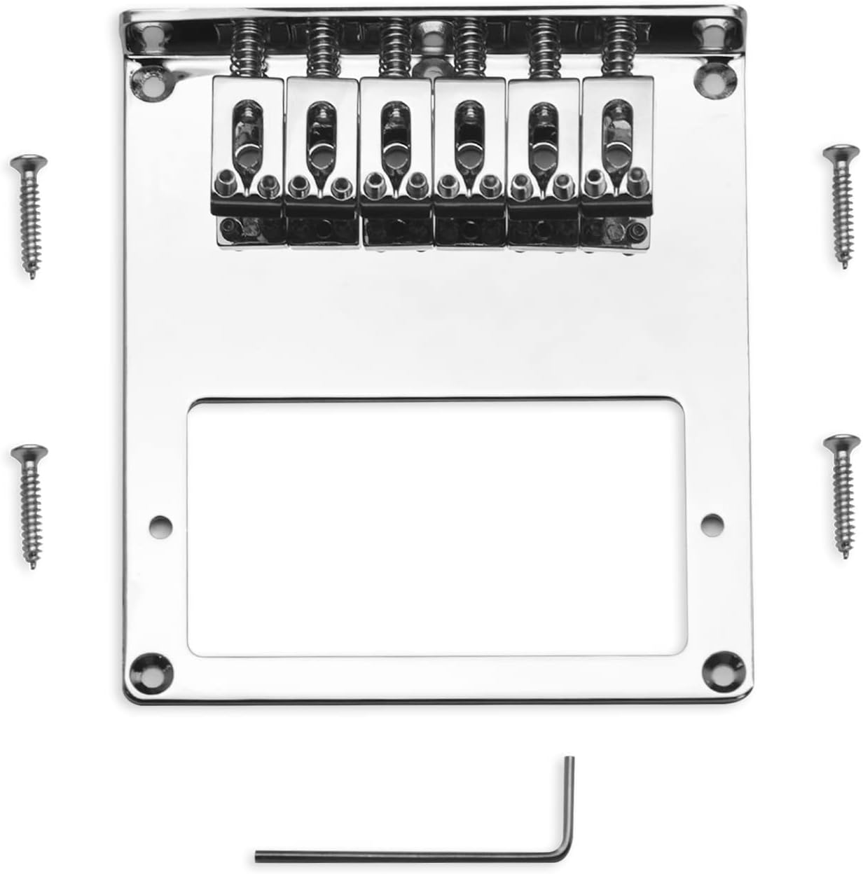 Amazon.com: Telecaster(tm)-Style Top-Loading Chrome Electric Guitar ...