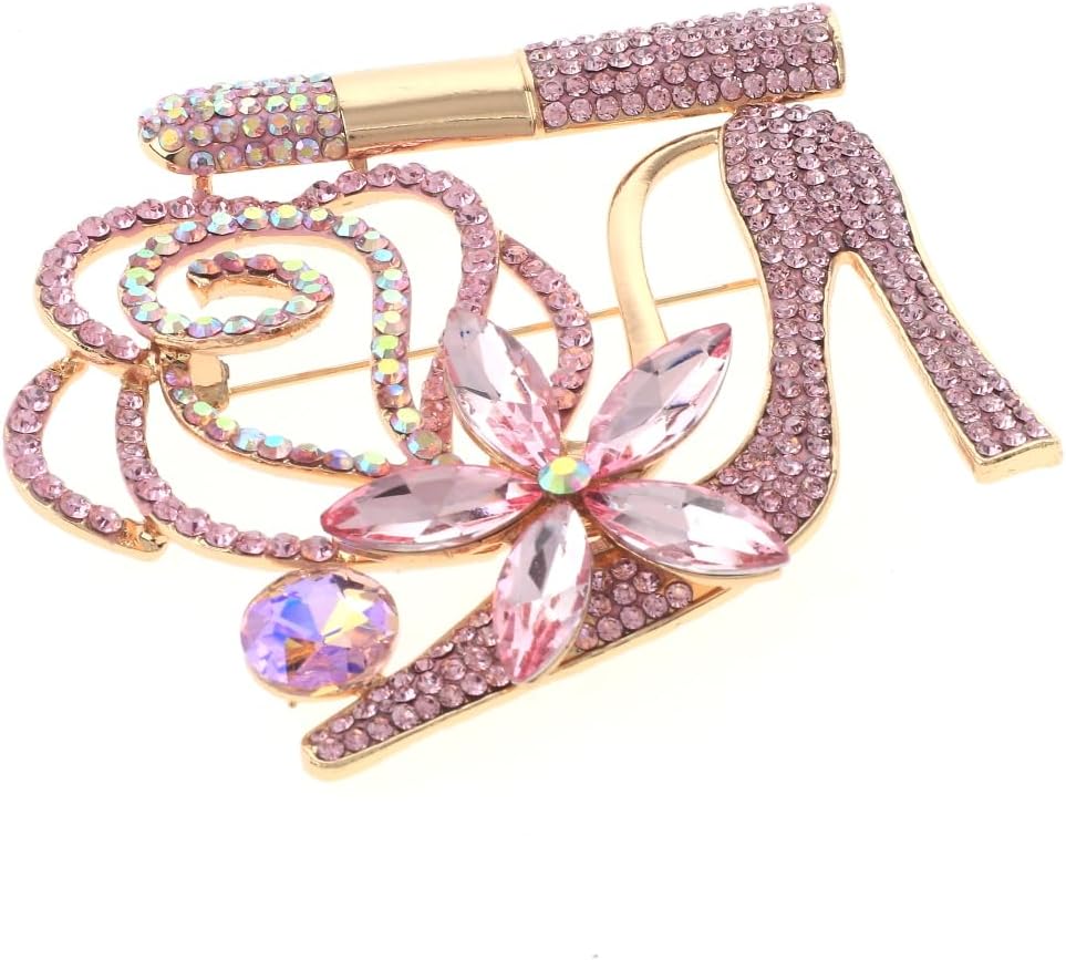 Amazon.com: Large Crystal High Heel Shoe Brooch: Clothing, Shoes & Jewelry