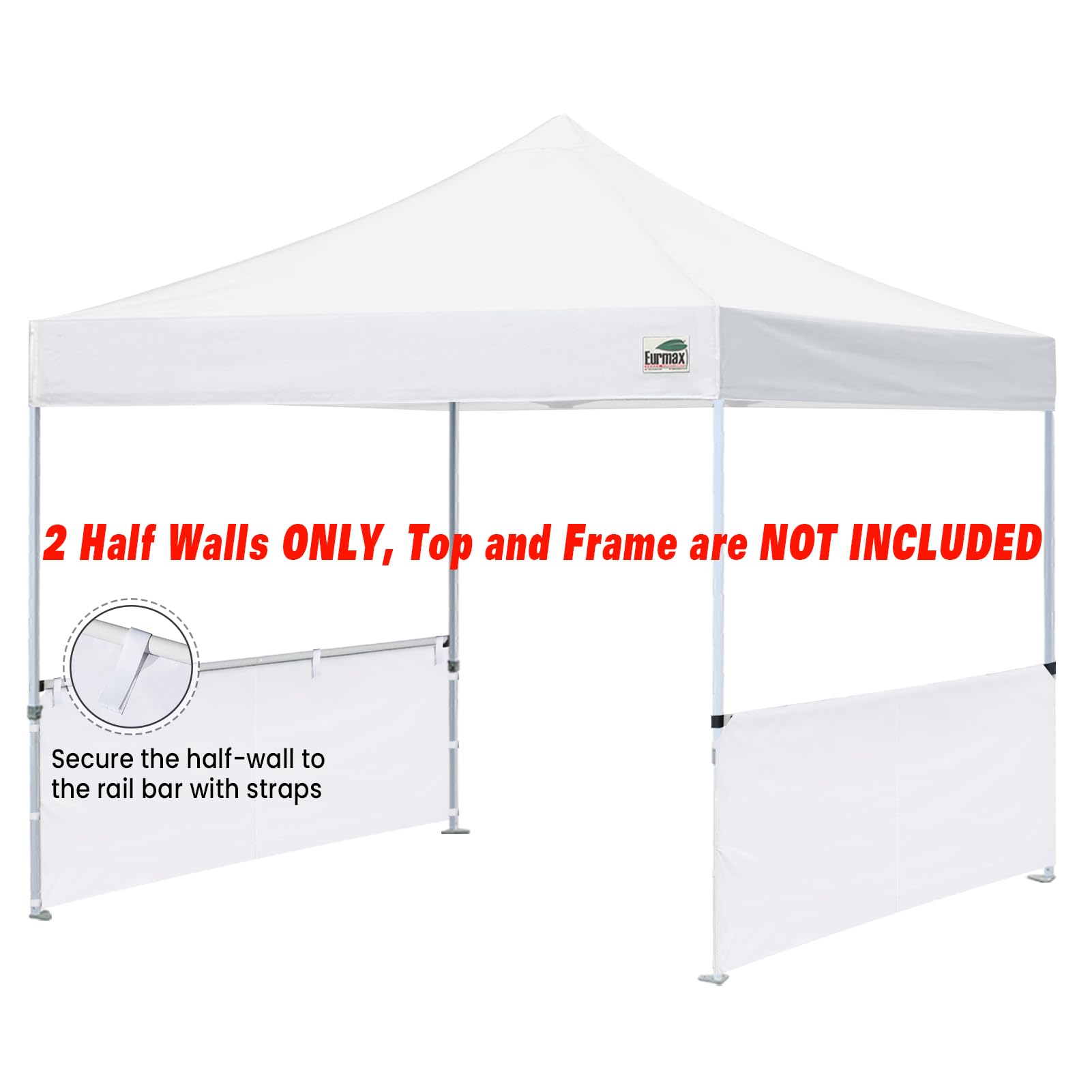 Snapklik.com : Eurmax USA Instant SunWall For 10x10 Pop Up Canopy