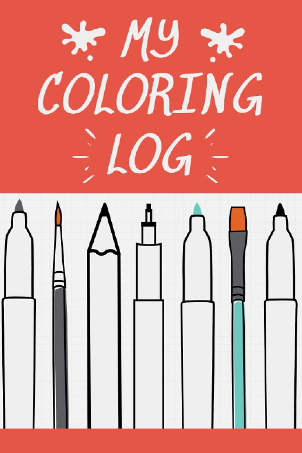 Buy My Coloring Log: Colouring Page Tracker for Adult Coloring Books ...