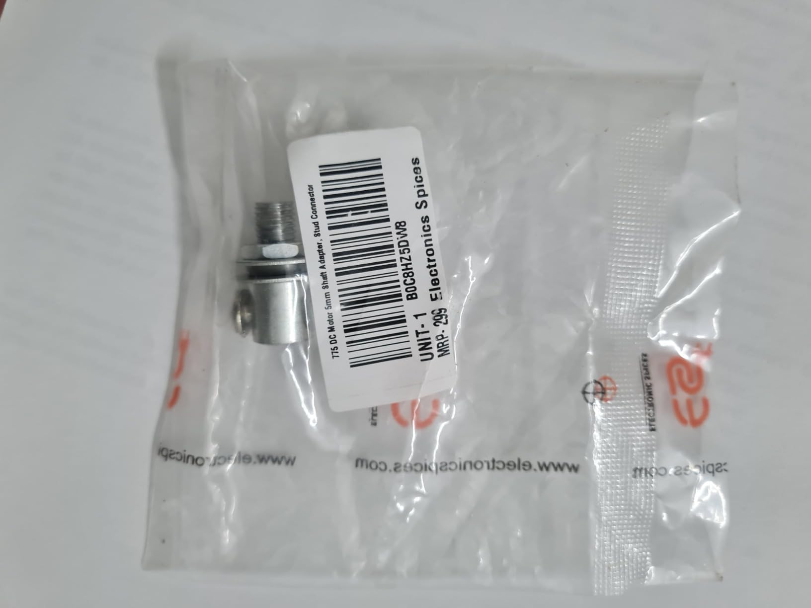 Electronic Spices 775 DC Motor 5mm Shaft Adapter, Stud Connector ...
