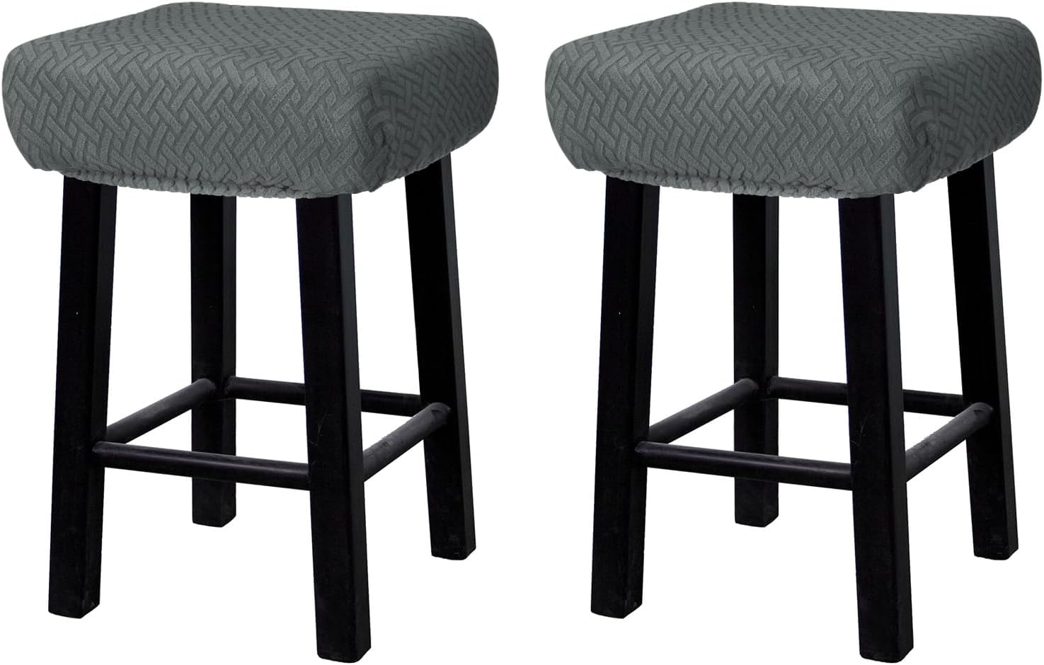 Amazon.com: uxcell 2pcs Stool Covers Rectangle, Bar Stool Covers Saddle ...
